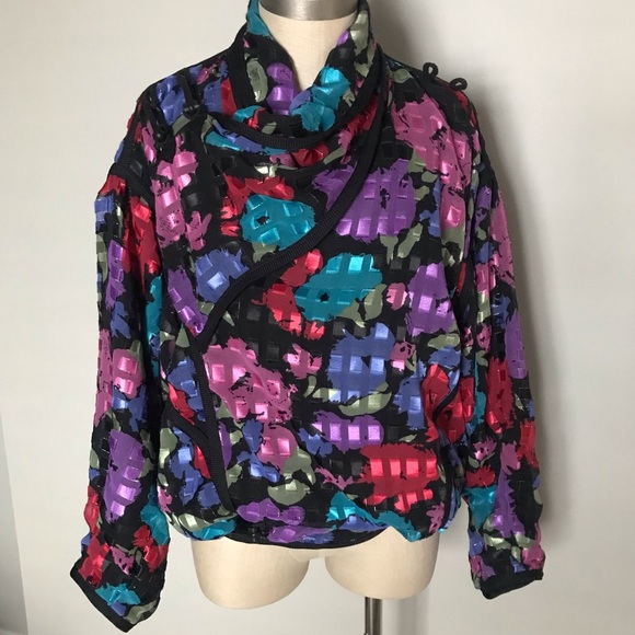 Vintage | Jackets & Coats | Vintage Miko Francisco Silky Jacket | Poshmark